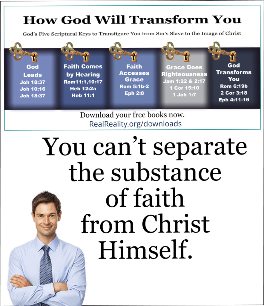 You can’t separate the substance of faith from Christ – New Images Free ...