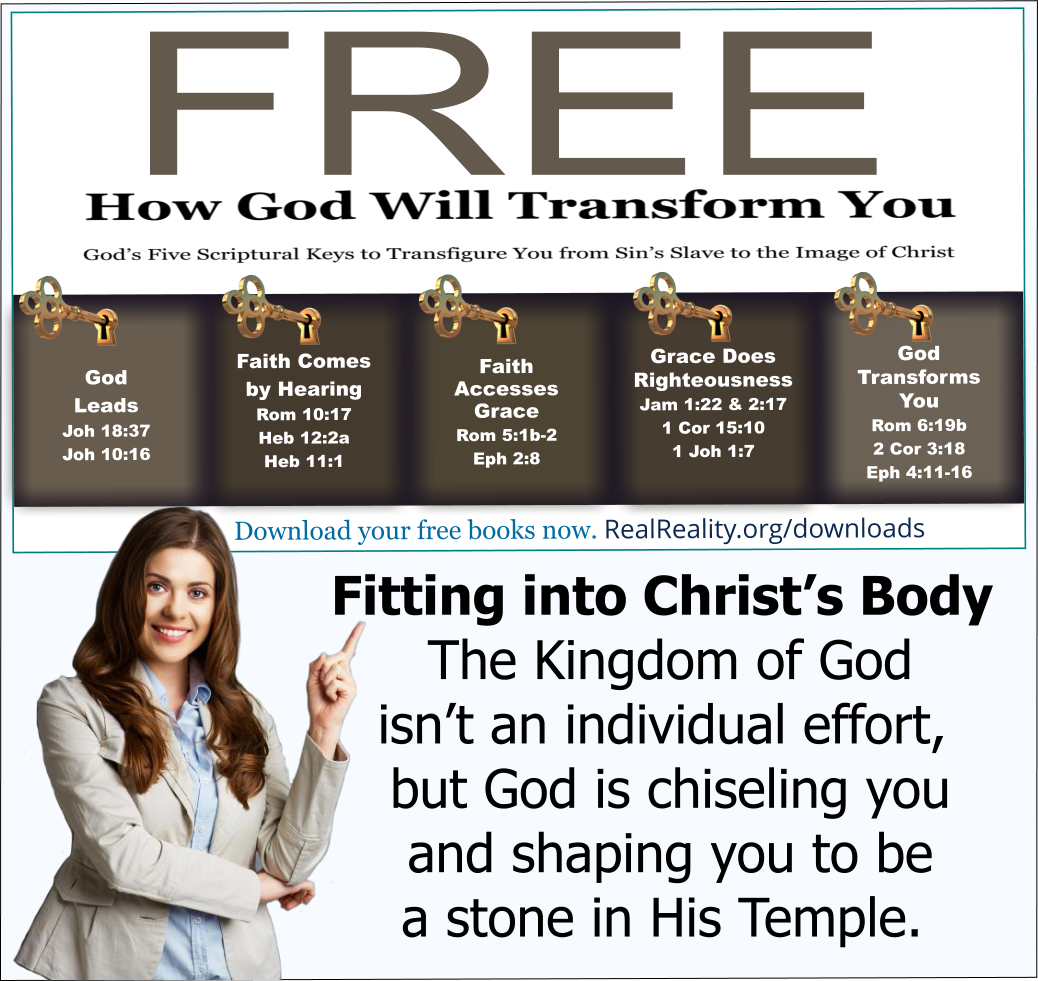 The Kingdom of God isn’t an individual effort, but God is chiseling you ...