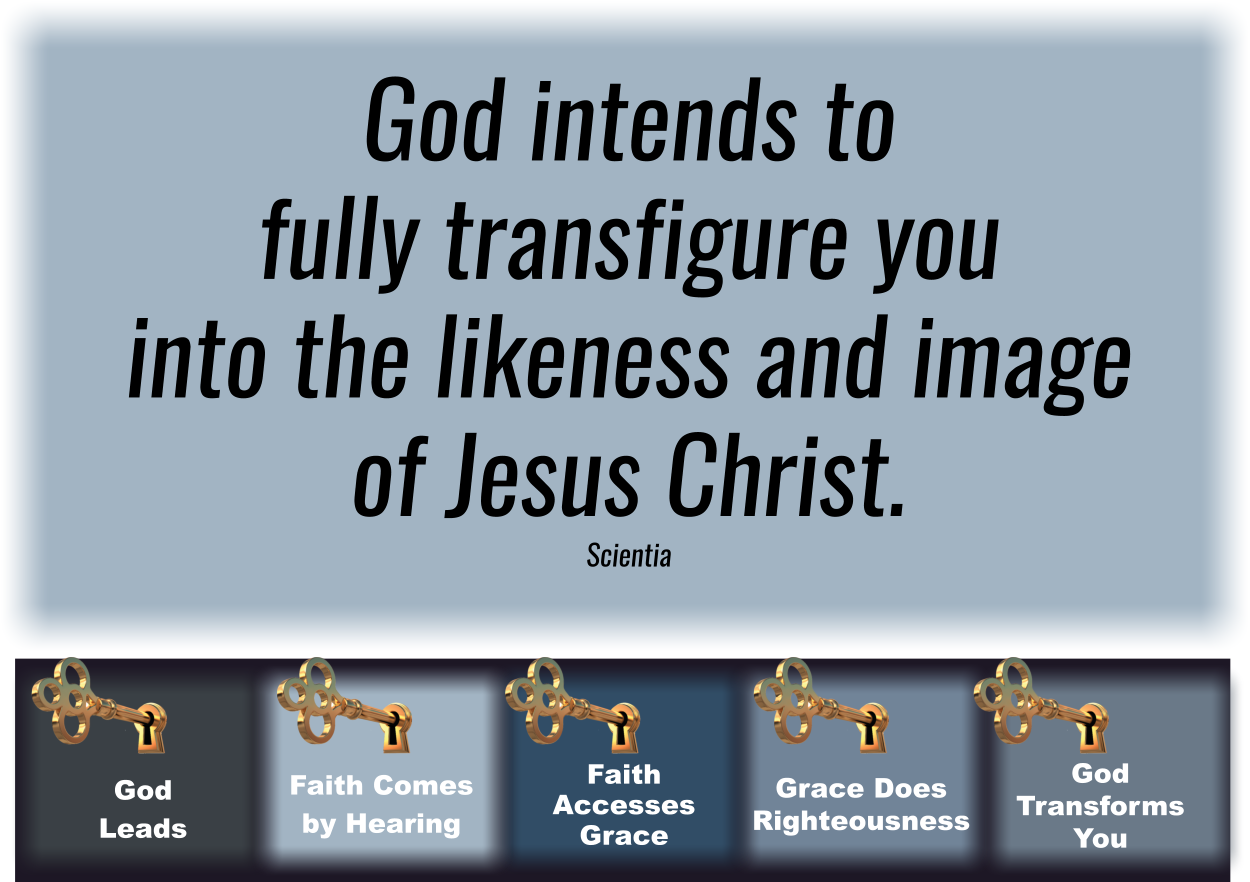 God will fully transfigure you into the likeness and image of Jesus ...