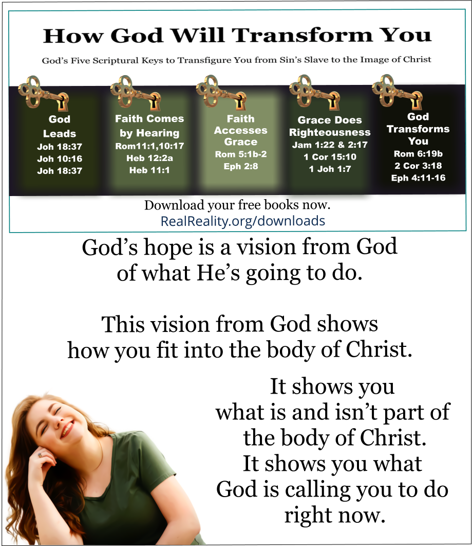 God’s hope is a vision from God that shows you what God is calling you ...