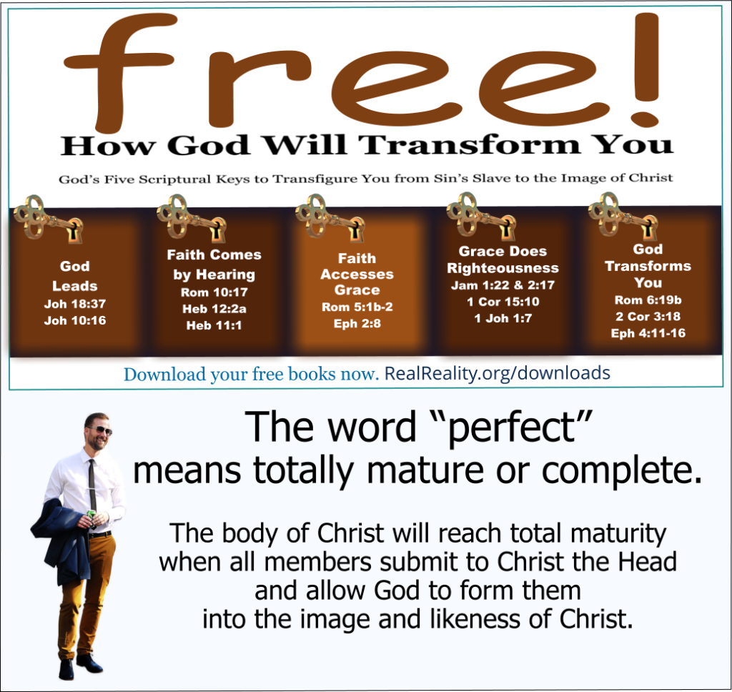The body of Christ will reach total maturity when all members submit to ...