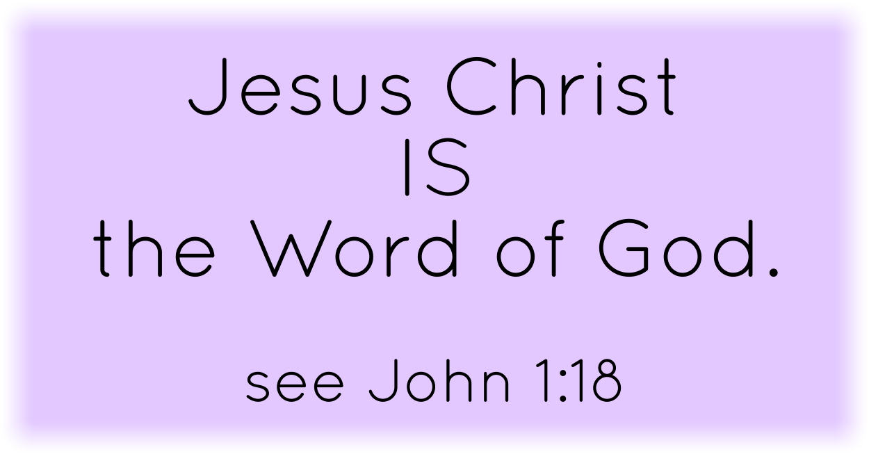 Jesus Christ is the Word of God. – New Images Free Christian Memes